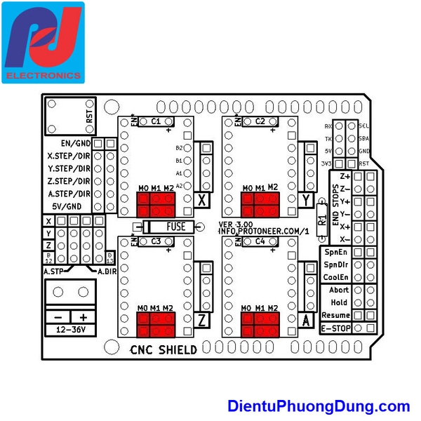 Module CNC Shield V3 | Điện tử Phương Dũng