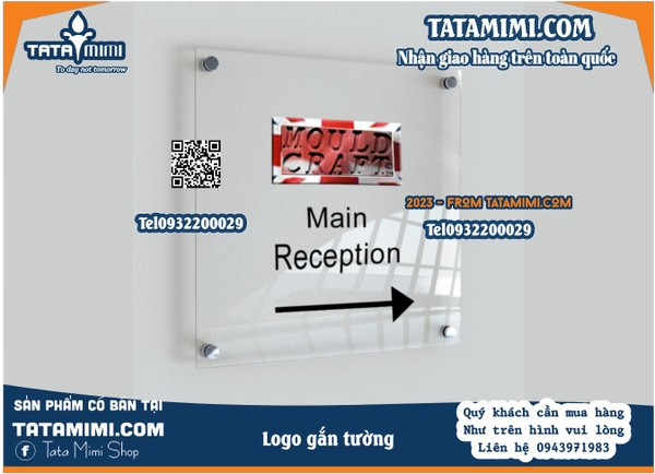 Kích thước backdrop treo quầy lễ tân