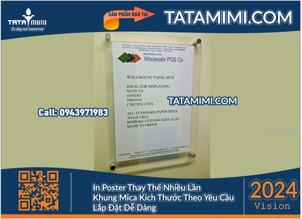 Khung poster treo tường A0 – Giải pháp trưng bày poster chuyên nghiệp,