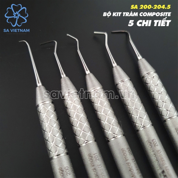 Bộ kit trám composite 5 chi tiết – Công ty TNHH Nha khoa SA Việt Nam