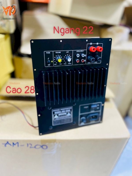Mạch loa sub điện 2 sò 250w, KT 22x28cm | Vinakara.com