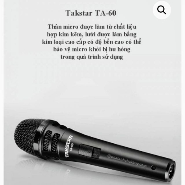 Micro có dây Takstar Ta60 chính hãng | Vinakara.com