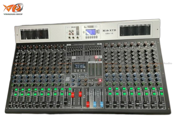 MIXER M18 -XTR, ECHO, REVERB ĐỘC LẬP, BLUETOOTH, 18 LINE | Vinakara.com