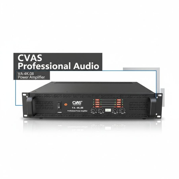 Cục đẩy công suất 4 kênh CVAS VA-4K08, 4x800w, 32 sò đồng | Vinakara.com