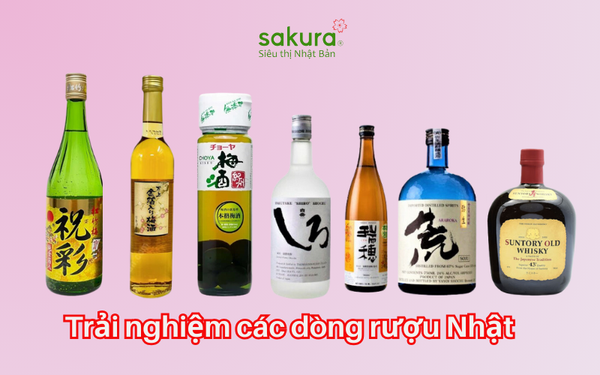 Bạn nhất định phải trải nghiệm các dòng rượu Nhật nổi tiếng ít nhất mộ