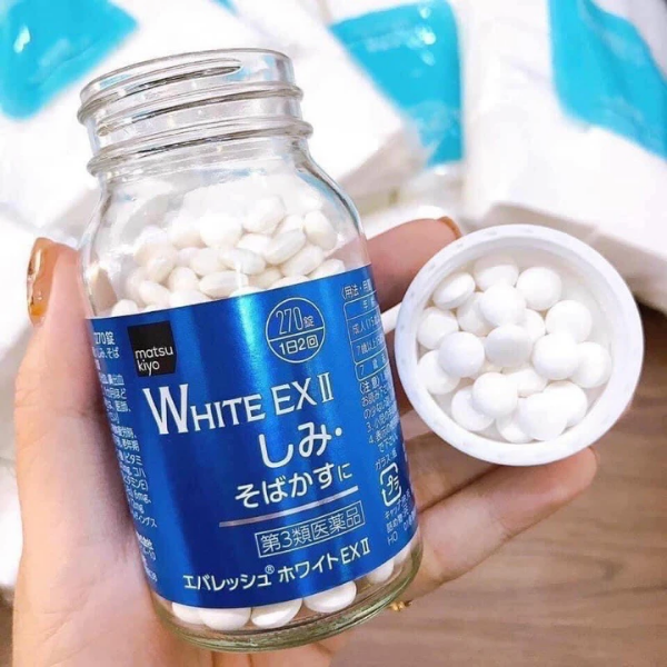 Viên Uống Trắng Da, Hỗ Trợ Trị Nám Matsukiyo White EX II 270 Viên ...