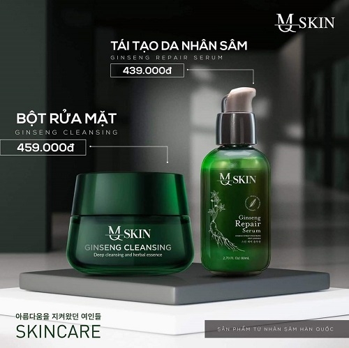 [[HOT]] BỘ SẢN PHẨM TÁI TẠO NHÂN SÂM MQ SKIN GỒM NHỮNG GÌ?