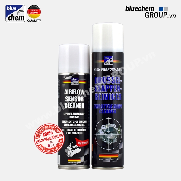 Bộ sản phẩm Bluechem Làm sạch - Bảo dưỡng Bướm ga và Cảm biến khí nạp ...