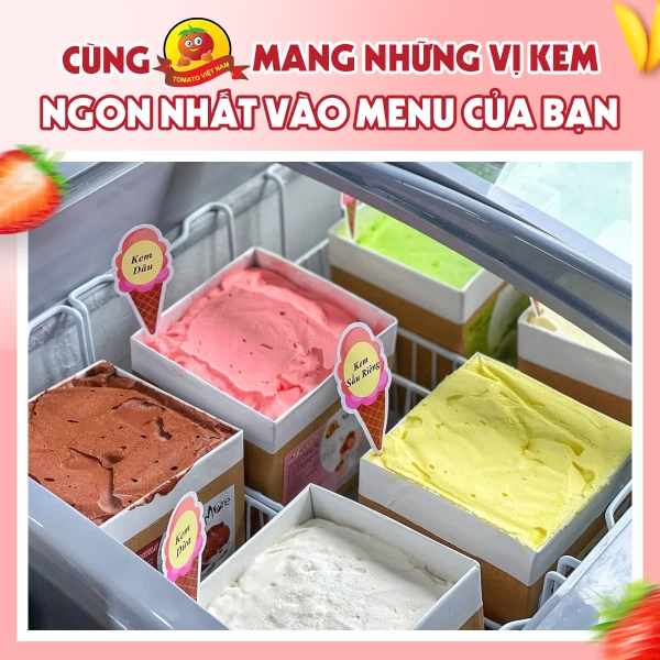 CÙNG TOMATOVIETNAM MANG NHỮNG VỊ KEM NGON NHẤT VÀO MENU CỦA BẠN ...