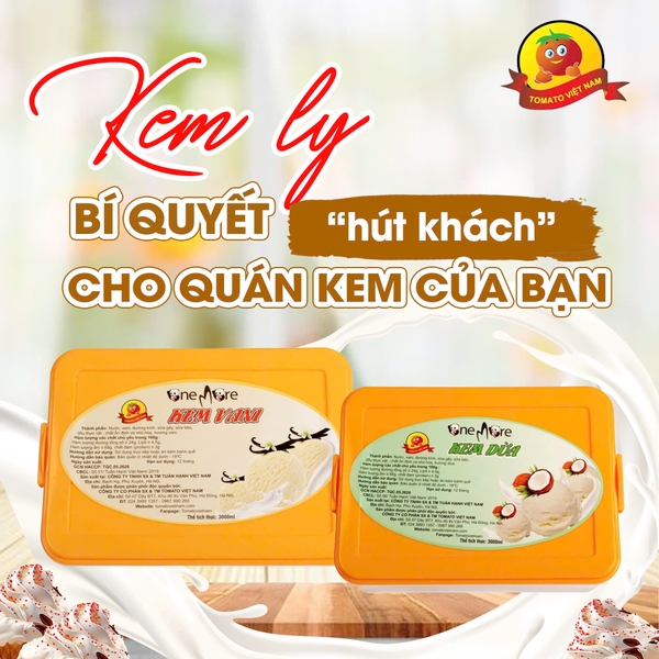 KEM LY ONE MORE - BÍ QUYẾT "HÚT KHÁCH" CHO QUÁN KEM CỦA BẠN - TOMATO ...