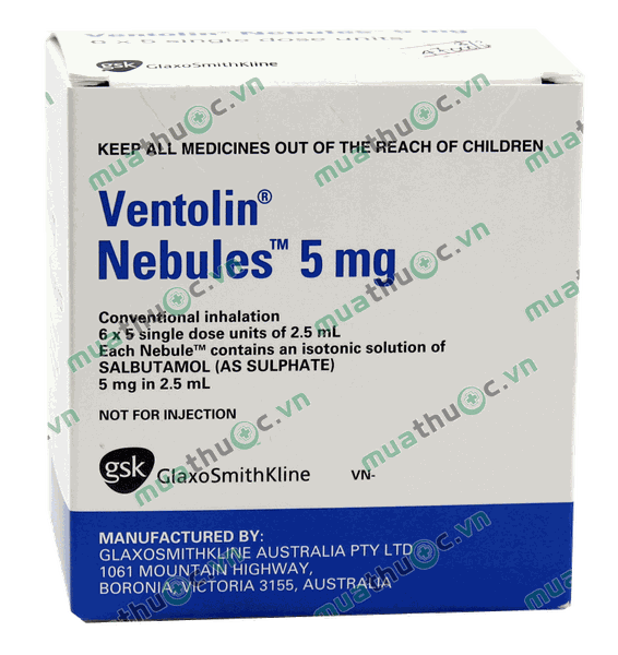 Ventolin Nebules 5mg – Siêu thị thuốc việt