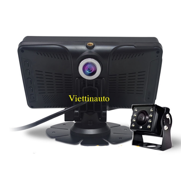 Camera giám sát hành trình xe tải DC12-24V tích hợp Camera lùi AHD ghi ...