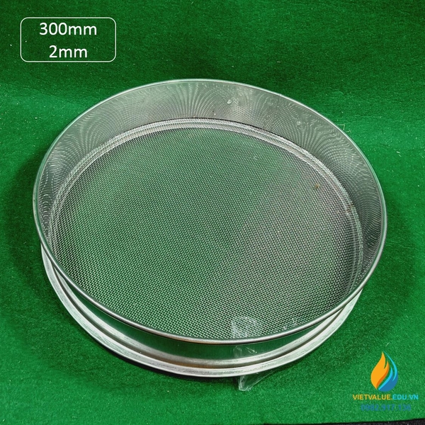 Sàng rây tiêu chuẩn 30cm lỗ 2mm VIETVALUE