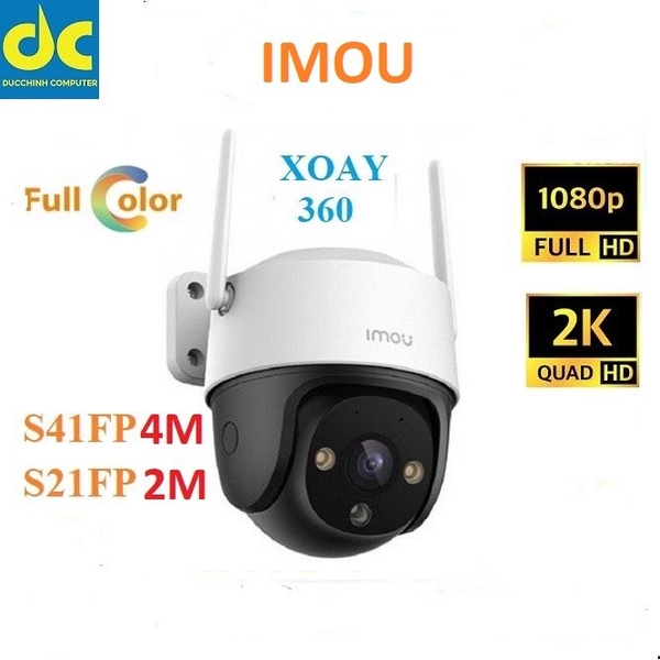 Camera WIFI ngoài trời IMOU IPC-S41FP 4MP | ducchinhpc