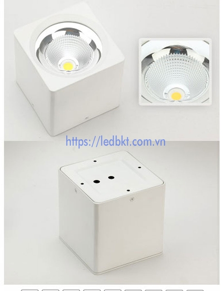 ĐÈN LED DOWN LIGHT COB 15W VUÔNG denledquocte2