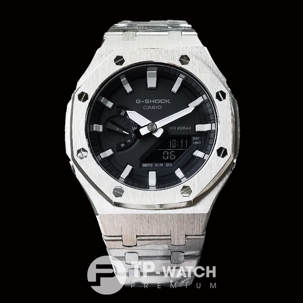 G-SHOCK GA-2100-1A AP CUSTOM FULL STEEL ROYAL OAK | TP WATCH PREMIUM