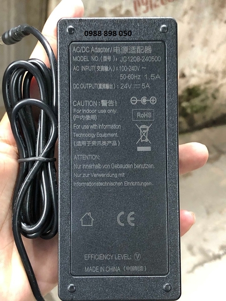 Adapter-nguồn 24V-5A hàng chính hãng - Đại lý phụ kiện 24h
