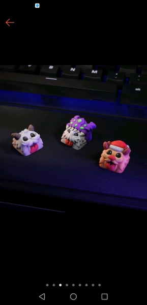 Keycap Poro christmas | BKsmart | League of Legends | LoL | Keycap Bàn ...