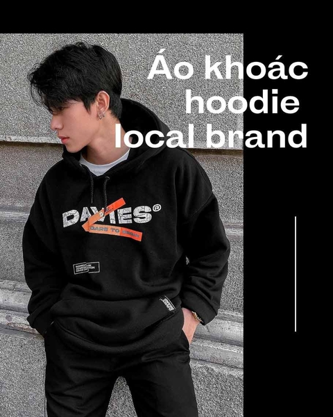 Áo khoác hoodie local brand Vietnam DAVIES