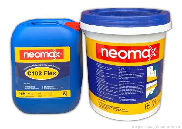 Neomax C102 Flex - Chống thấm đàn hồi gốc xi măng, 2 thành phần, cao ...