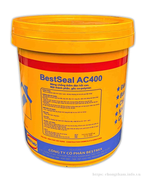 BestSeal AC400 - Chống thấm Acrylic Copolymer, đàn hồi 200% | USS Việt Nam