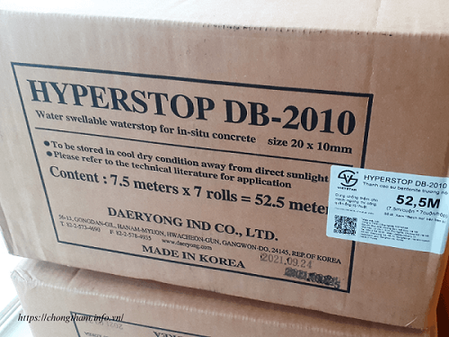 Băng trương nở HYPER STOP DB 2cm x 1.0cm | USS Việt Nam