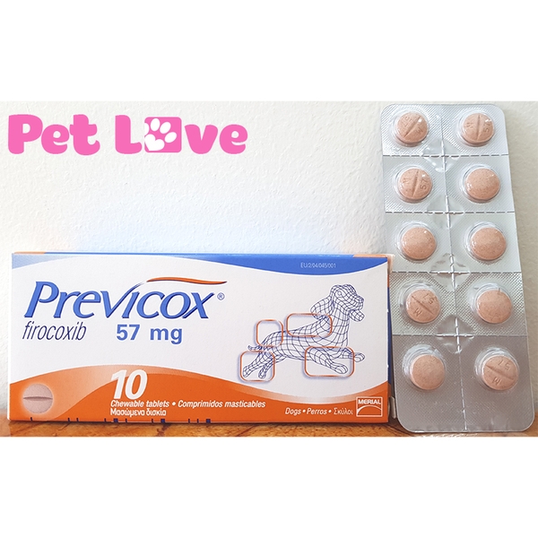 1 hộp Previcox (10 viên, 57mg/ viên) giảm đau, kháng viêm trên chó ...