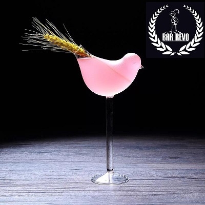 CT0006 - Bird Cocktail glass barrevo.com