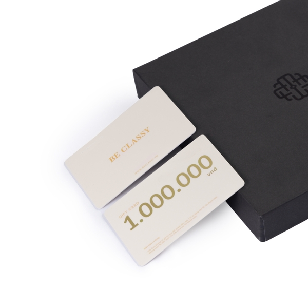 Gift Card - Thẻ Quà Tặng Giá Trị 2.000.000 | Be Classy - Giày Da Nam ...