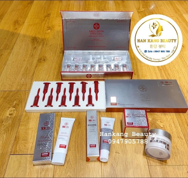 Kem chống nắng nâng tone tế bào gốc cho da treatment Medi Shyn Stem ...