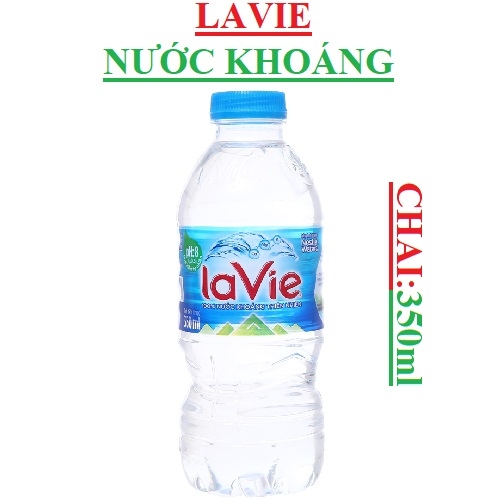 Nước khoáng thiên nhiên lavie chai 350ml | Azmart.vn