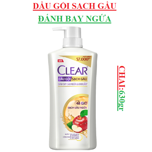 Dầu gội CLEAR chai (630-:-680)gr | Azmart.vn