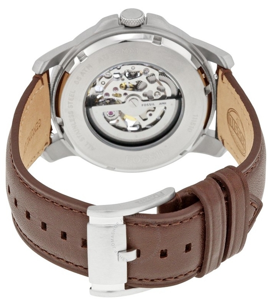 Đồng Hồ Nam Fossil ME3100 Automatic Điểm Số La Mã Các Mốc Giờ Dây Da ...