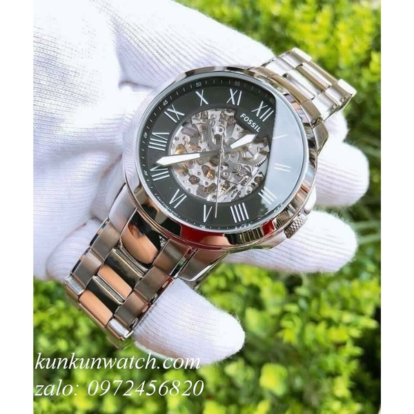 Đồng Hồ Nam Fossil ME3103 Điểm Số La Mã Các Mốc Giờ Automatic 45mm ...
