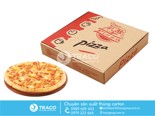 Hộp Đựng Pizza - Thiết kế in ấn theo yêu cầu Traco Group
