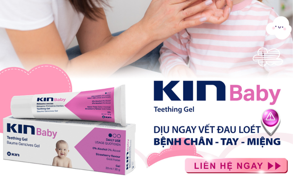 DỊU NGAY VẾT ĐAU LOÉT BỆNH TAY CHÂN MIỆNG CHO BÉ VỚI KIN BABY TEETHING ...