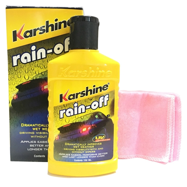 Dung dịch chống bám nước trên kính xe Rain Off Karshine KA-RO150 150ml ...