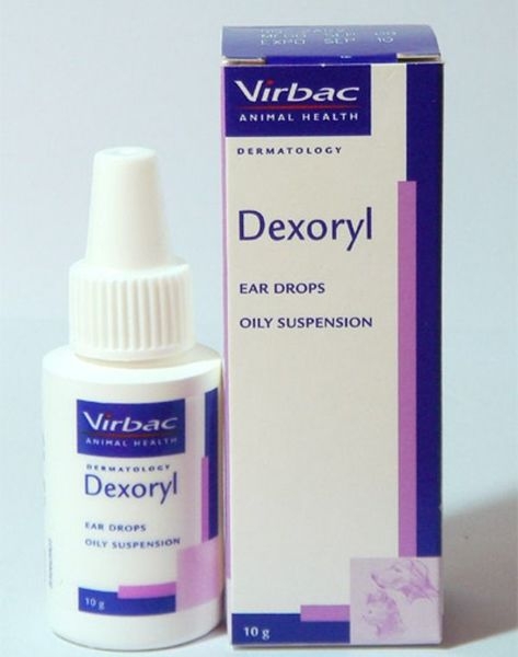 Deroxyl 10ml - Thuốc nhỏ trị viêm tai, rận, nấm chó mèo VIETDUC PETS CENTRE