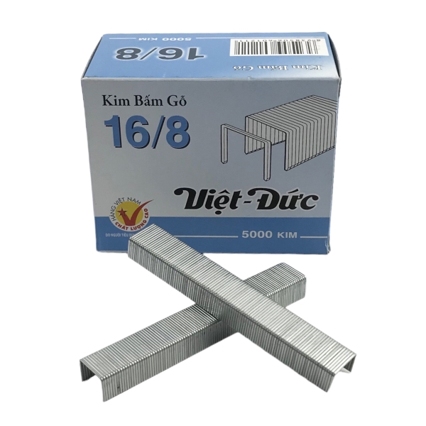 Kim bấm gỗ 16/8 Việt Đức, ghim bấm gỗ, đồ bấm gỗ, văn phòng phẩm