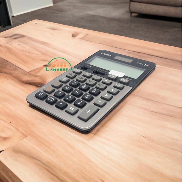Máy tính Casio JS-40B, máy tính văn phòng, văn phòng phẩm