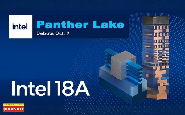 Intel 18A – Công Nghệ RibbonFET,PowerVia Tăng Sức Mạnh AI PC Máy Tính Nasun
