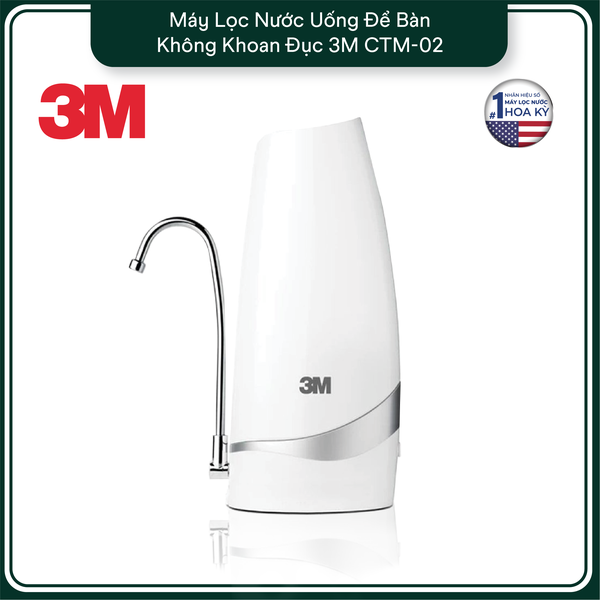 Máy Lọc Nước Uống Để Bàn 3M CTM-02 - Hàng Chính Hãng