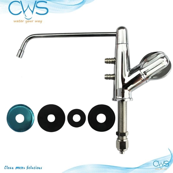 Vòi inox mạ Crom bóng Dùng Làm Vòi Thải Cho Máy Điện Giải (VDG300)