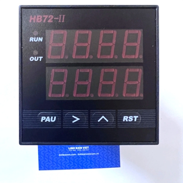 Bộ đếm sản phẩm HB72-II có trễ thời gian / chính hãng HBKJ / counter timer đếm, đo tốc độ, tần ...