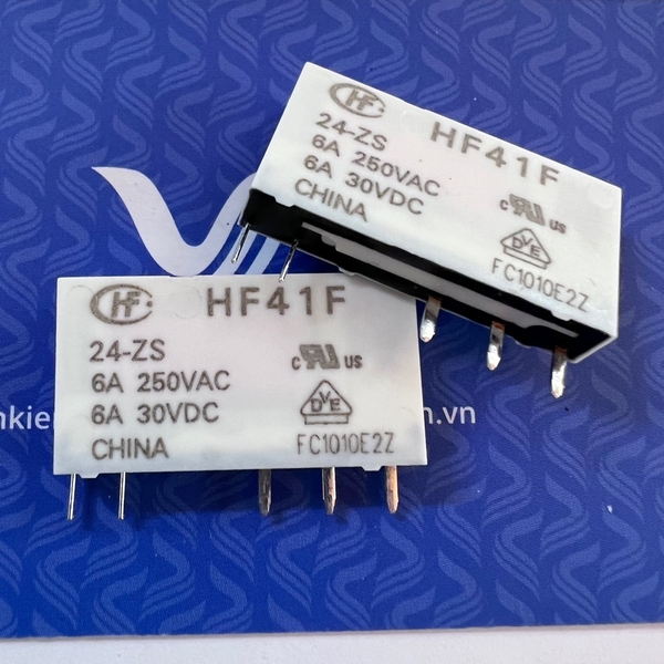 Rơ le Hongfa HF41F 24-ZS 24V 6A / Relay pcb HF41F-024-ZS - A1H22 | Công ...