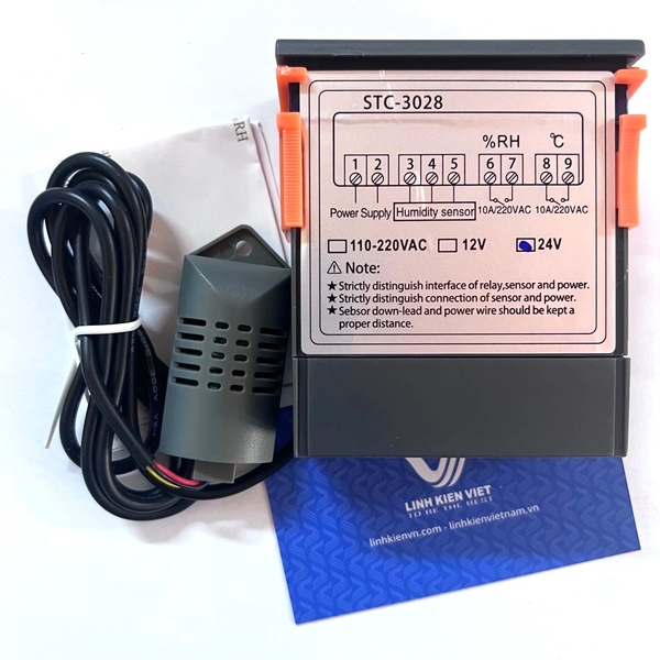 Bộ khống chế nhiệt độ, độ ẩm STC-3028 220V | Công ty cổ phần Linh Kiện Việt Nam