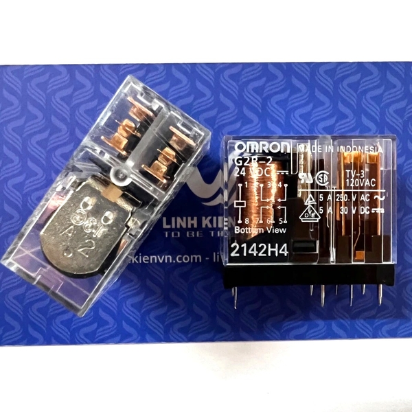 Rơ le trung gian OMRON G2R-2 24V 5A 8 chân 2 cặp tiếp điểm / relay trung gian pcb - A1H12 | Công ...