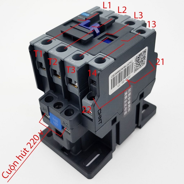 Khởi động từ Chint 32A 220V NXC-32 / Contactor Chint NXC-32 15kW | Công ...