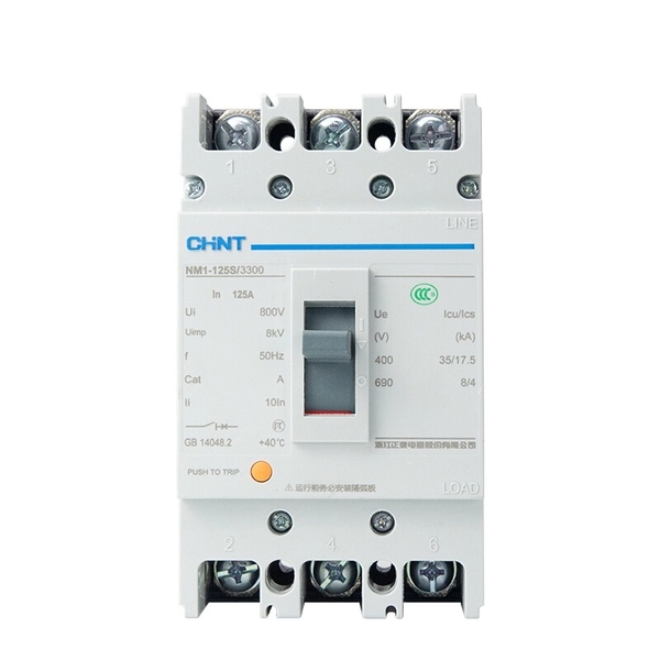 Át tổng MCCB 3 pha NM1-125S 100A / chính hãng Chint / Cầu dao aptomat khối MCCB 3P NM1 | Công ty ...