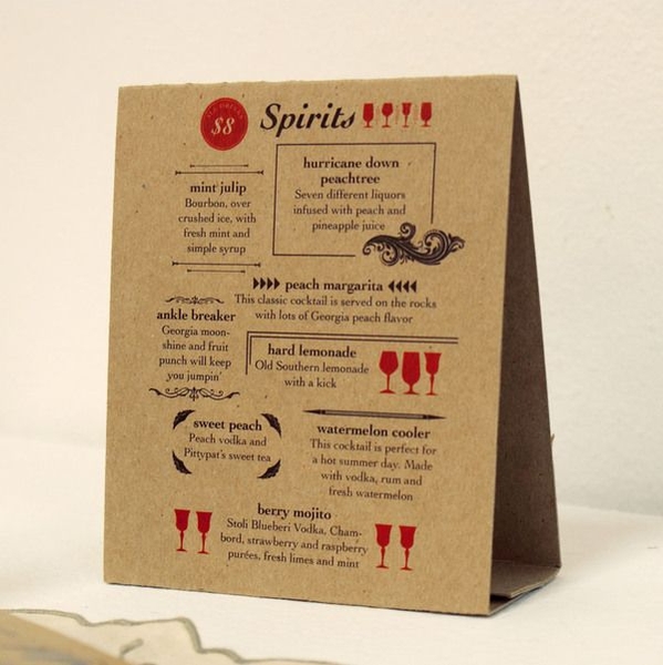 Menu Đặt Bàn | In Ấn Huy Khánh